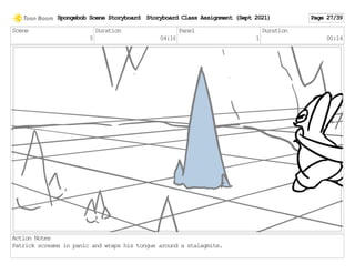 Spongebob Scene Storyboard | PDF