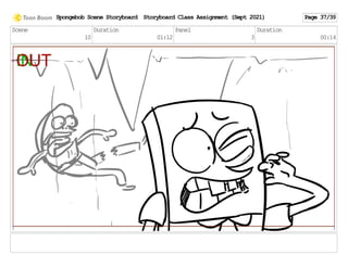 Spongebob Scene Storyboard | PDF