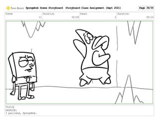 Spongebob Scene Storyboard | PDF