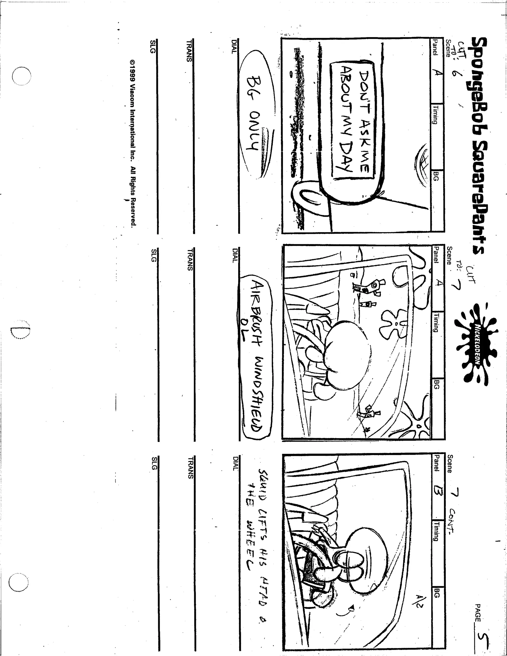 Spongebob squarepants script for educational purposes בובספוג מכנסמרובע ...