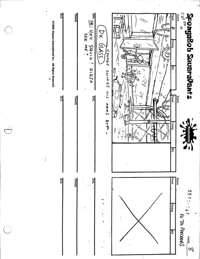 Spongebob squarepants script for educational purposes בובספוג מכנסמרובע ...