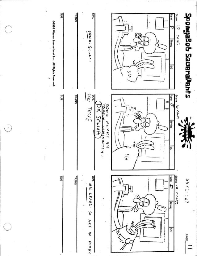 Spongebob squarepants script for educational purposes בובספוג מכנסמרובע ...