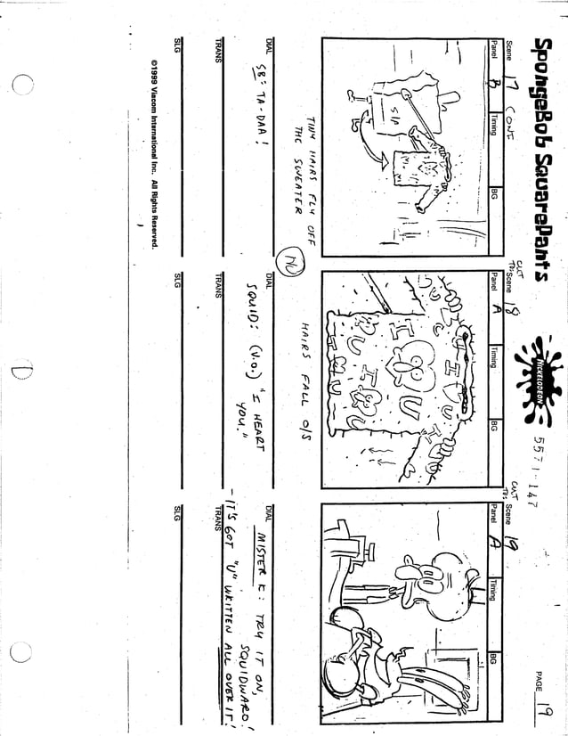 Spongebob squarepants script for educational purposes בובספוג מכנסמרובע ...