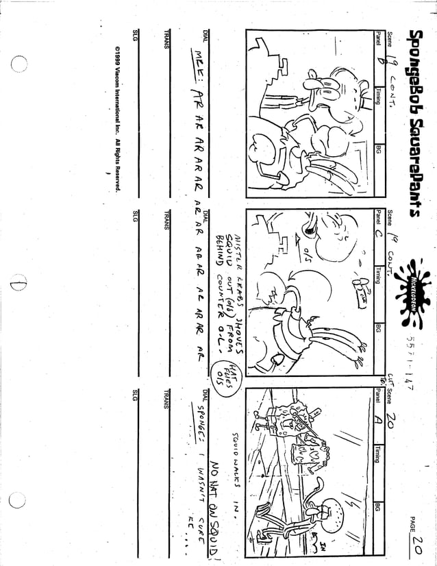 Spongebob squarepants script for educational purposes בובספוג מכנסמרובע ...