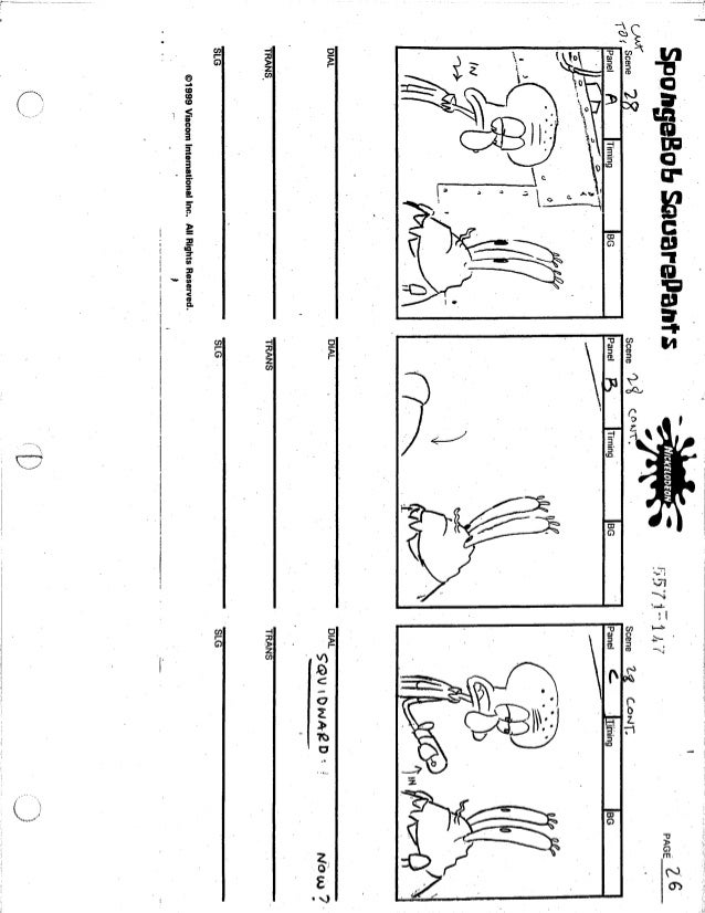 Spongebob Squarepants Script For Educational Purposes בובספוג מכנסמרו…