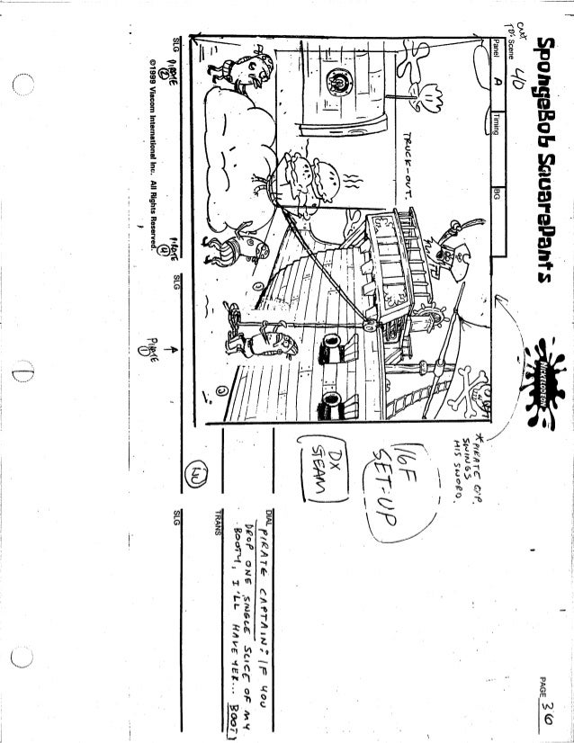 Spongebob Squarepants Script For Educational Purposes בובספוג מכנסמרו…