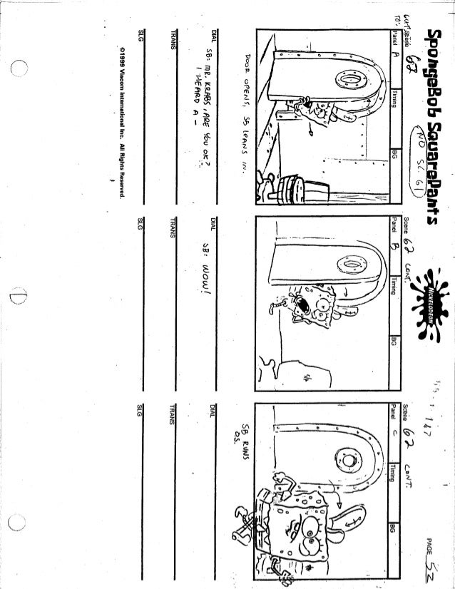 Spongebob Squarepants Script For Educational Purposes בובספוג מכנסמרו…