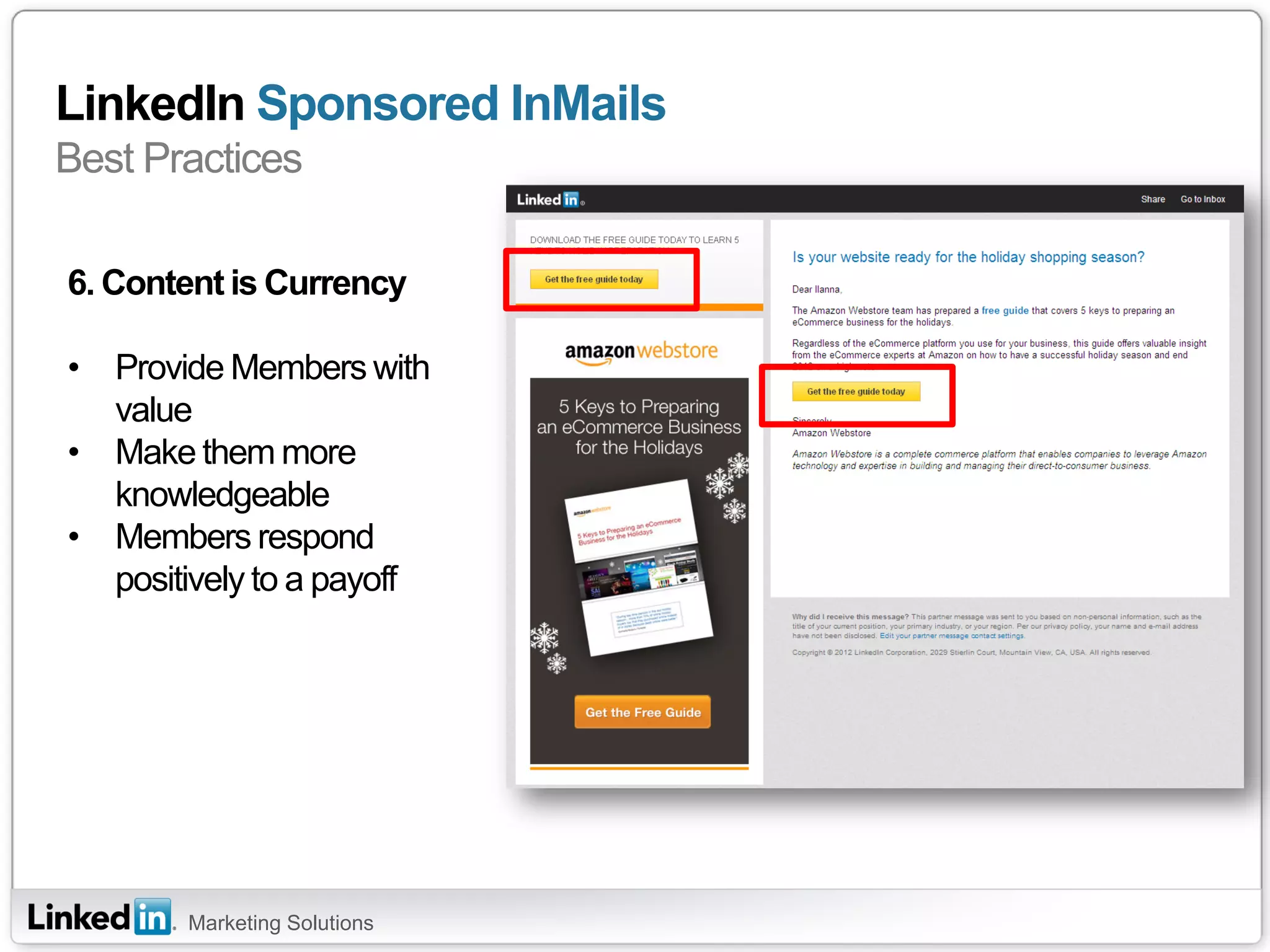 Sponsored InMail Best Practices | PDF | Email | Internet