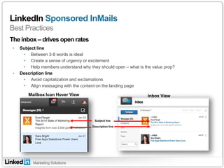 Sponsored InMail Best Practices | PDF | Email | Internet