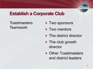 Sponsoring a CoP in Toastmasters.ppt