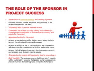 Project Sponsorship | PPTX