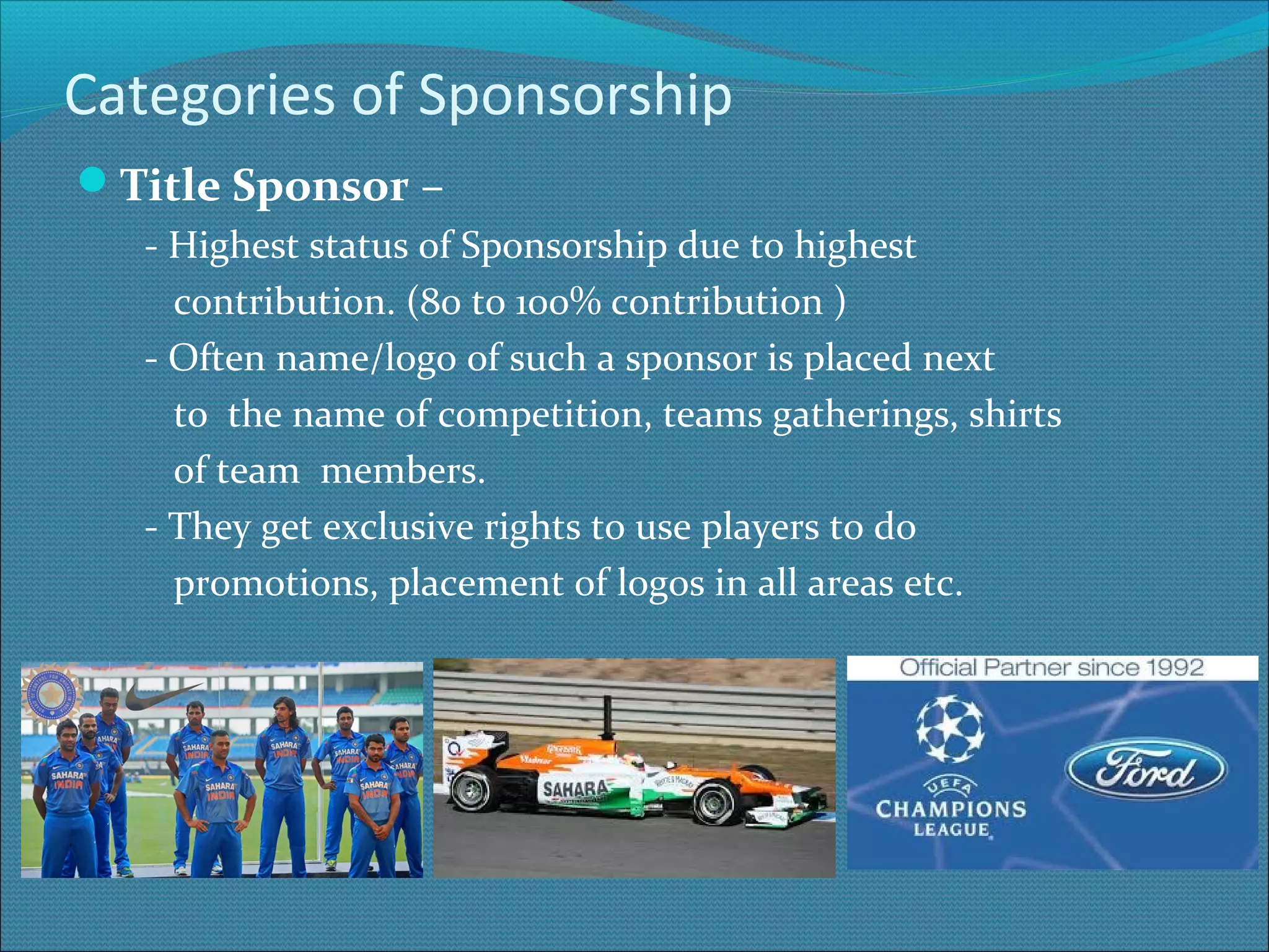 Presentation on Sponsorship | PPT