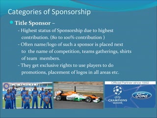Presentation on Sponsorship | PPT