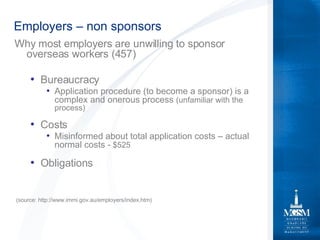 Sponsorship Visa In Australia | PPT | Business | Business and Finance
