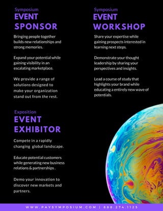 Sponsorship and exhibition prospectus | PDF