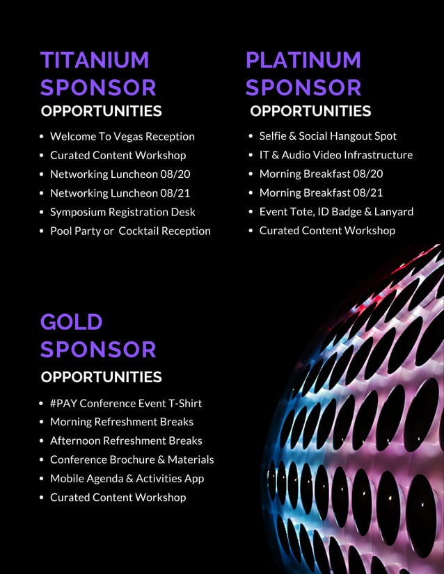 Sponsorship and exhibition prospectus | PDF