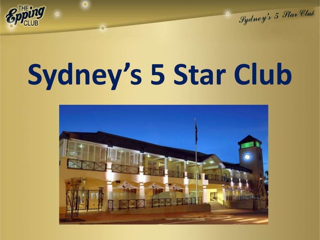 Epping Club Sporting Sponsorship | PPTX | Marketing and Advertising ...