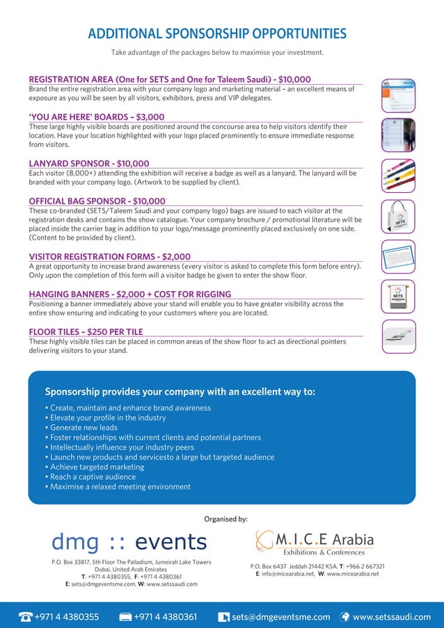 Sponsorship brochure | PDF