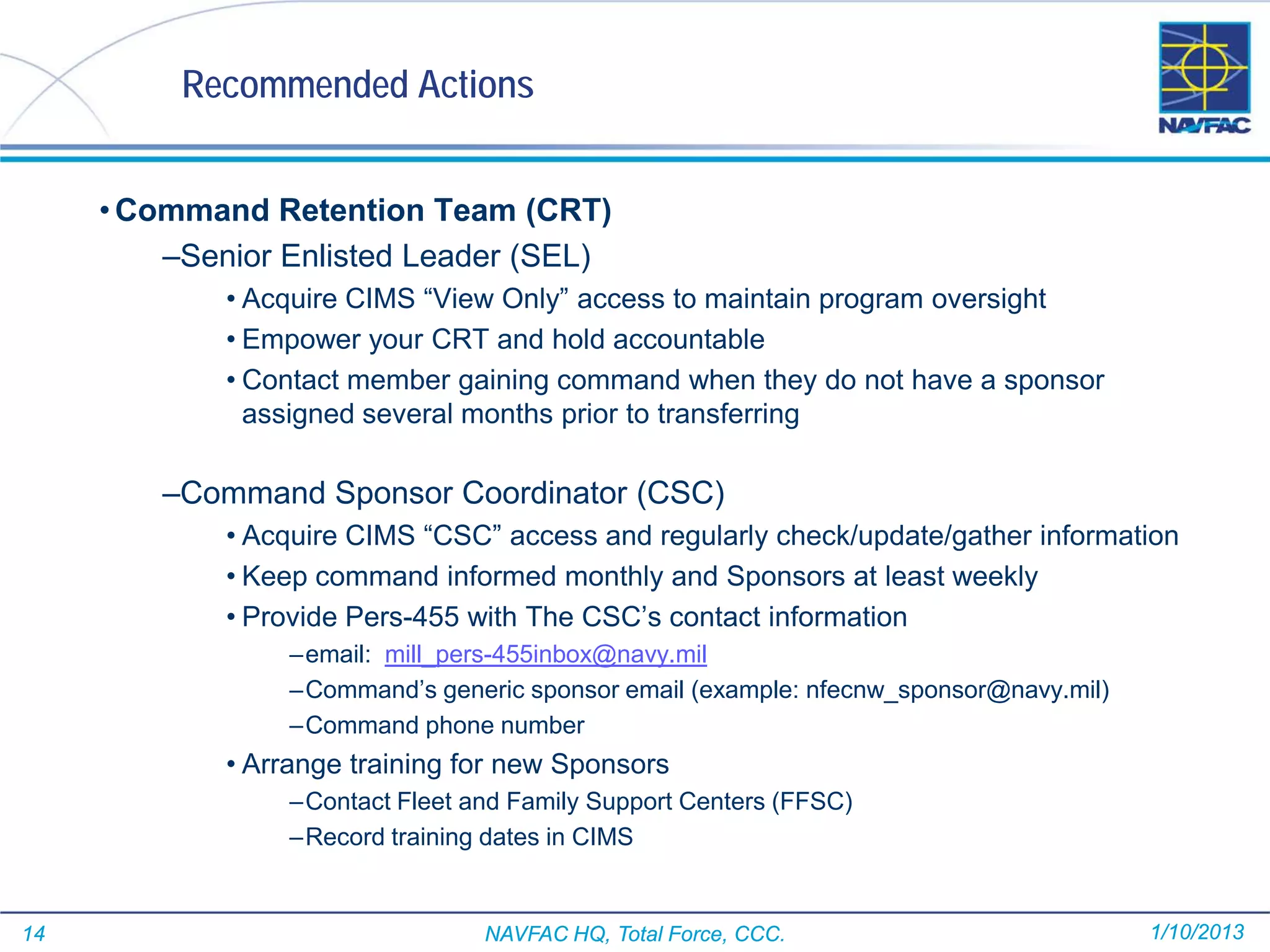Sponsorship in CIMS step by step | PDF