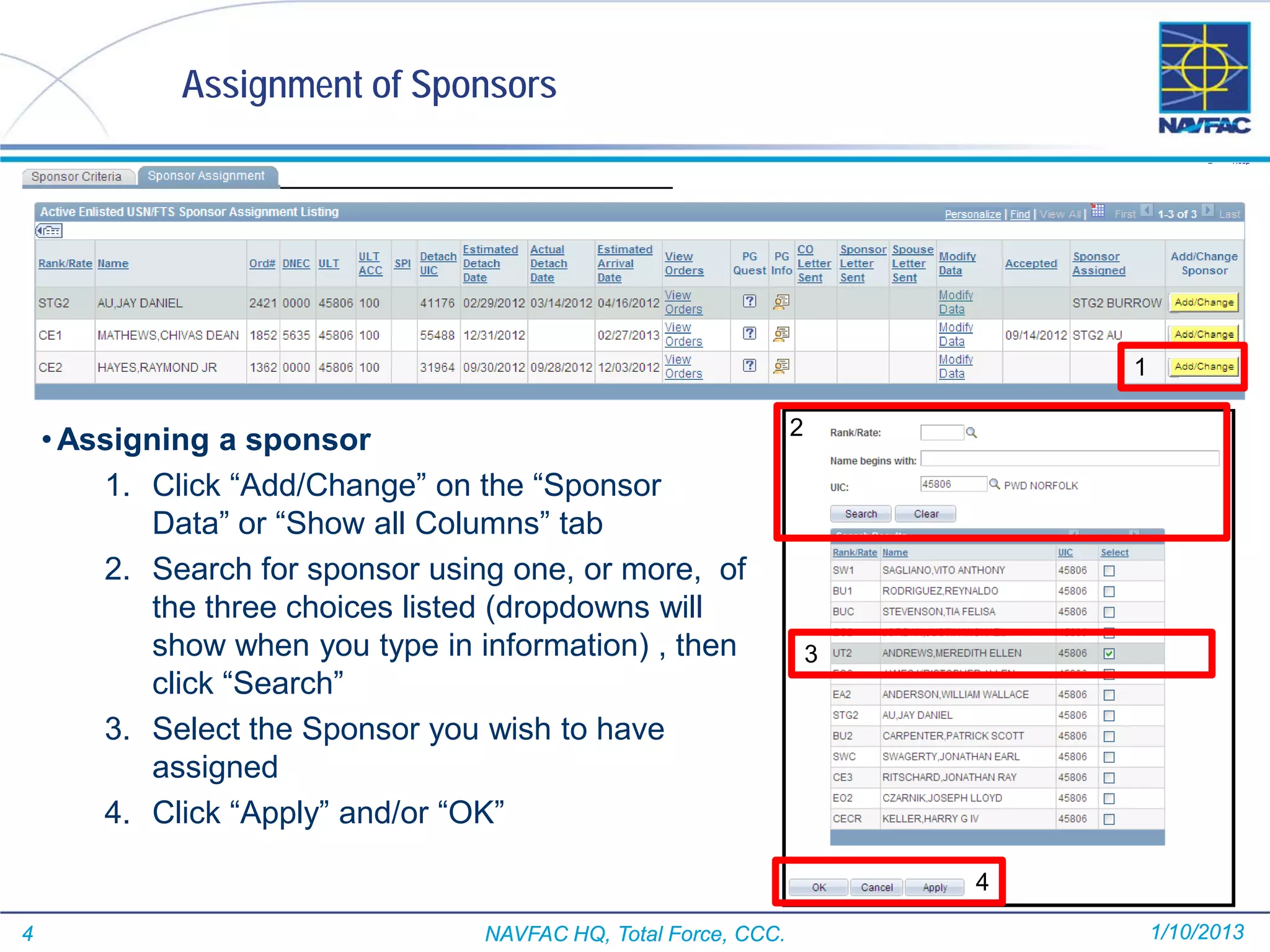 Sponsorship in CIMS step by step | PDF