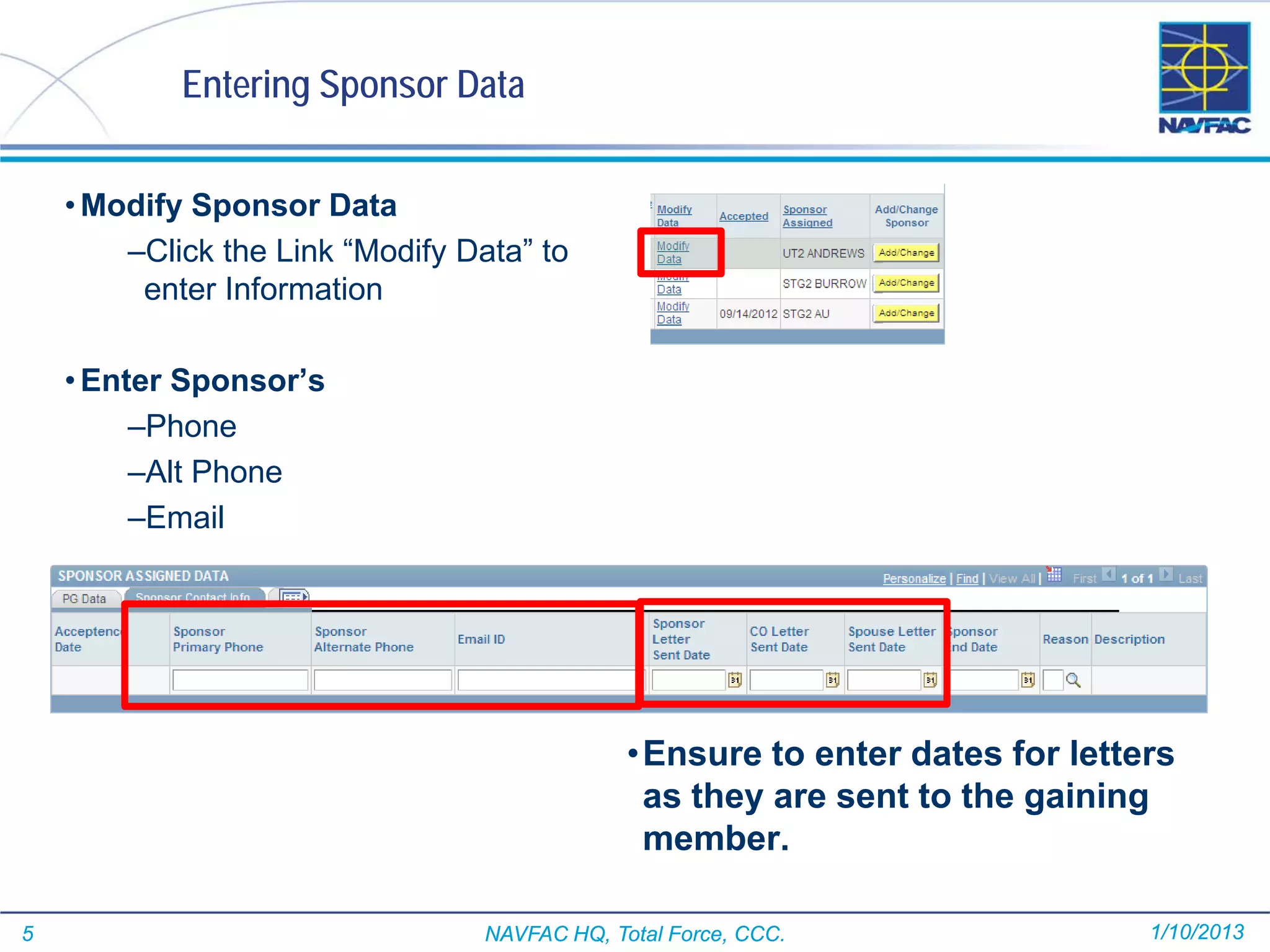 Sponsorship in CIMS step by step | PDF