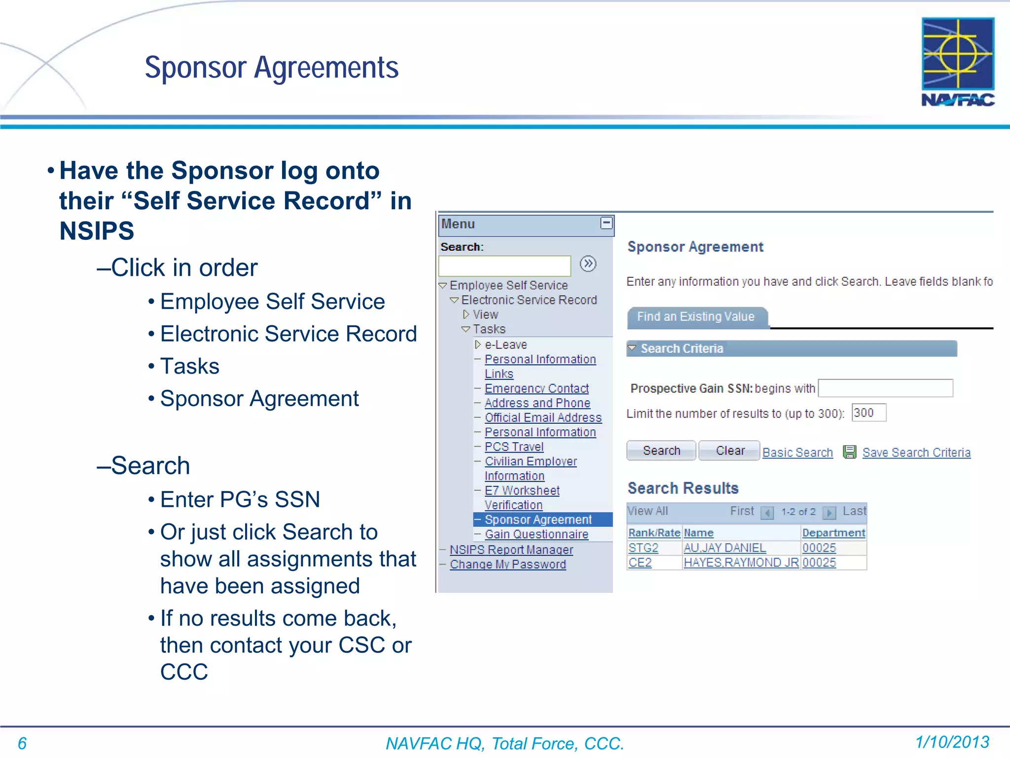 Sponsorship in CIMS step by step | PDF