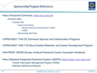 Sponsorship in CIMS step by step | PDF