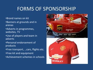 Sponsorship in Sports | PPTX | Soccer | Sports