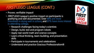 Team Neon Supernova, North Florida FIRST LEGO League Champions ...