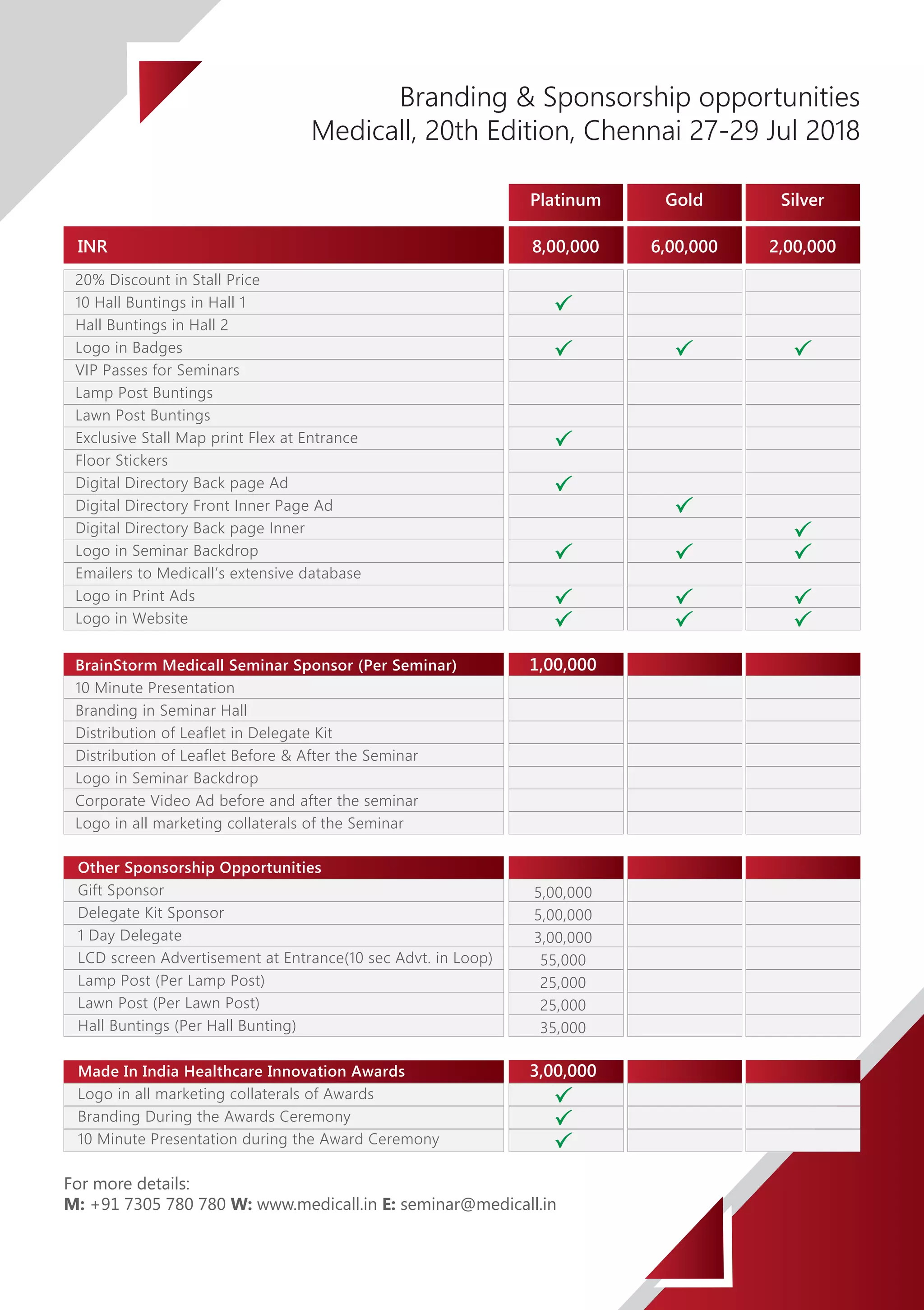 Sponsorship proposal | PDF