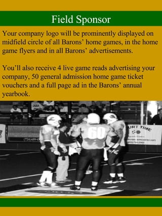 Sponsorship Slides | PPT