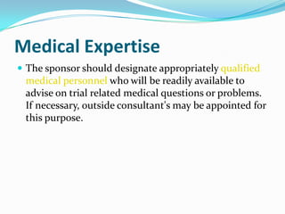 Sponsor Responsibilities ppt | PPTX