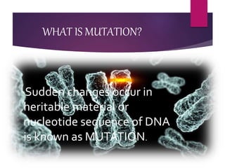 Spontaneous mutation | PPTX