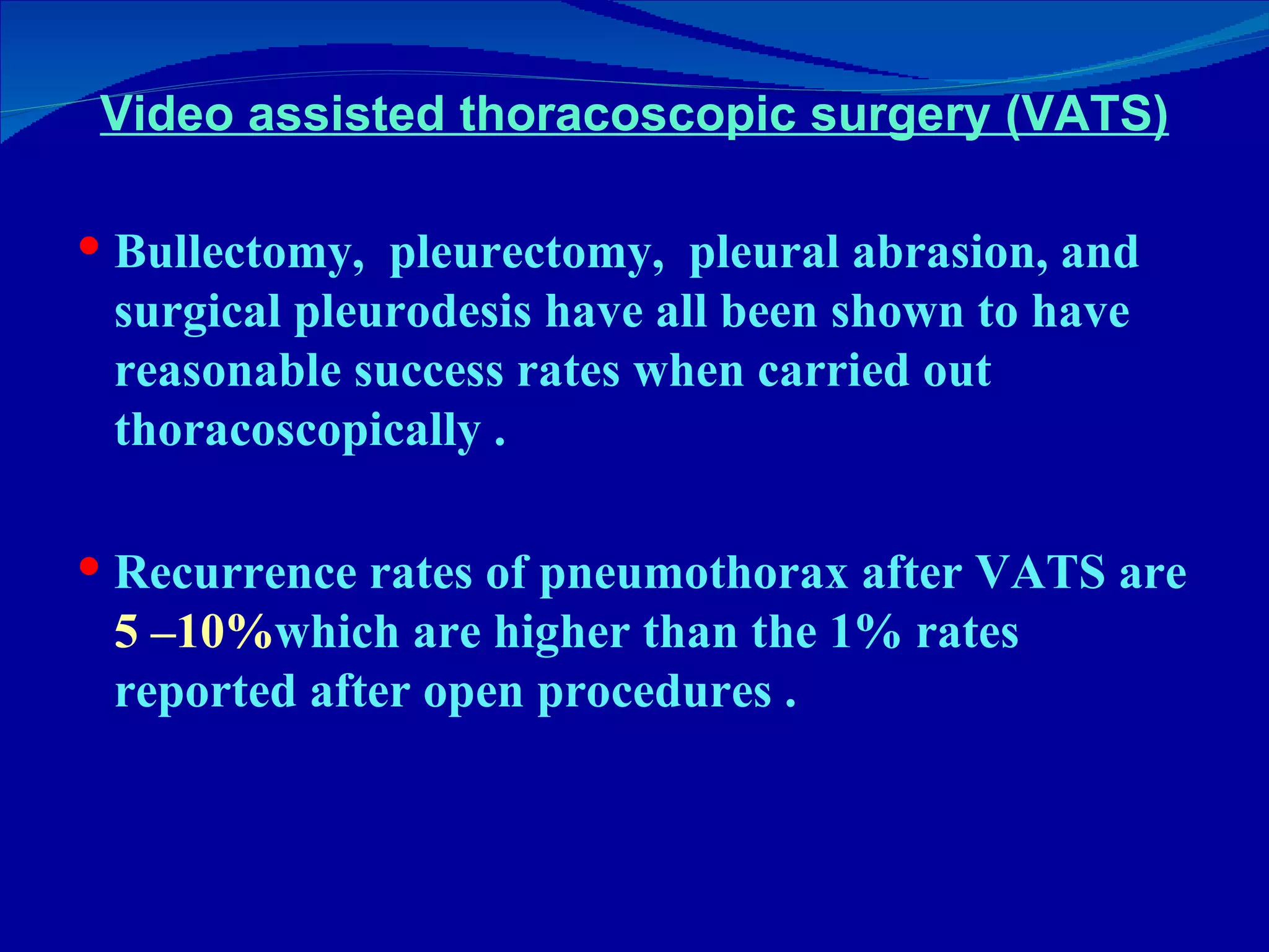 Spontaneous Pneumothorax An Update | PPT