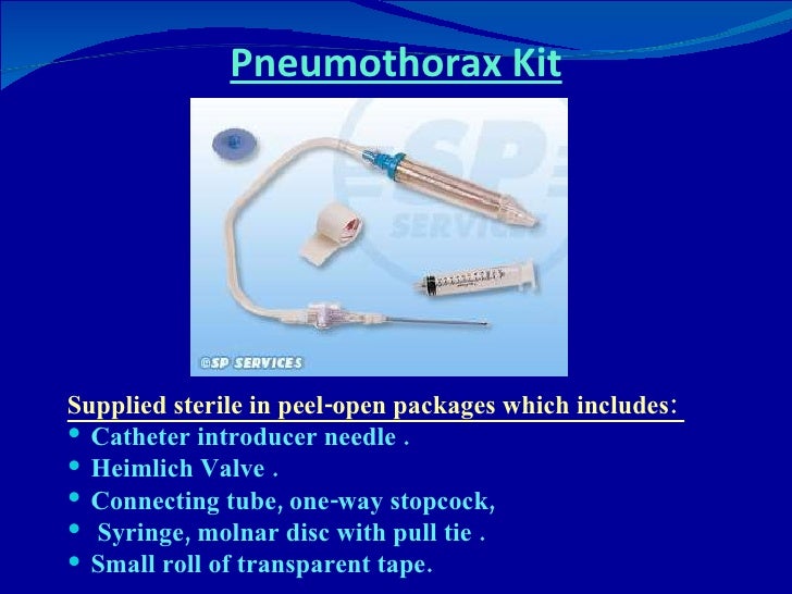 Spontaneous Pneumothorax An Update