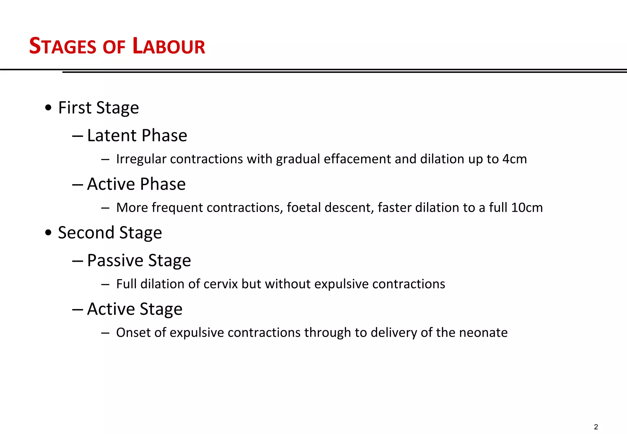 Spontaneous Vertex Delivery - Normal Childbirth | PPTX