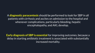 Spontaneous Bacterial Peritonitis - Pathogenesis , Clinical Features ...
