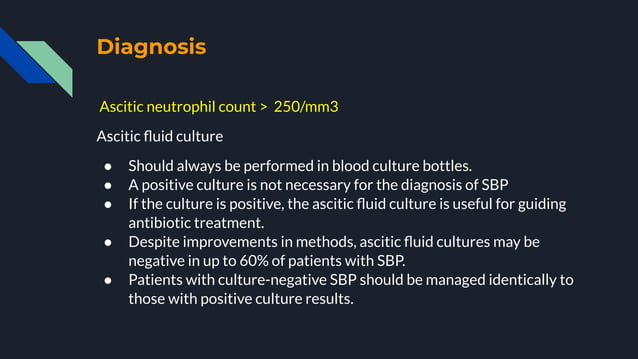 Spontaneous Bacterial Peritonitis - Pathogenesis , Clinical Features & Management | PDF ...