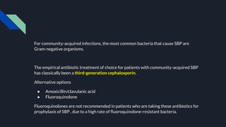 Spontaneous Bacterial Peritonitis - Pathogenesis , Clinical Features ...