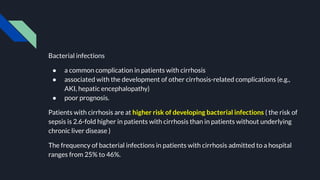 Spontaneous Bacterial Peritonitis - Pathogenesis , Clinical Features & Management | PDF