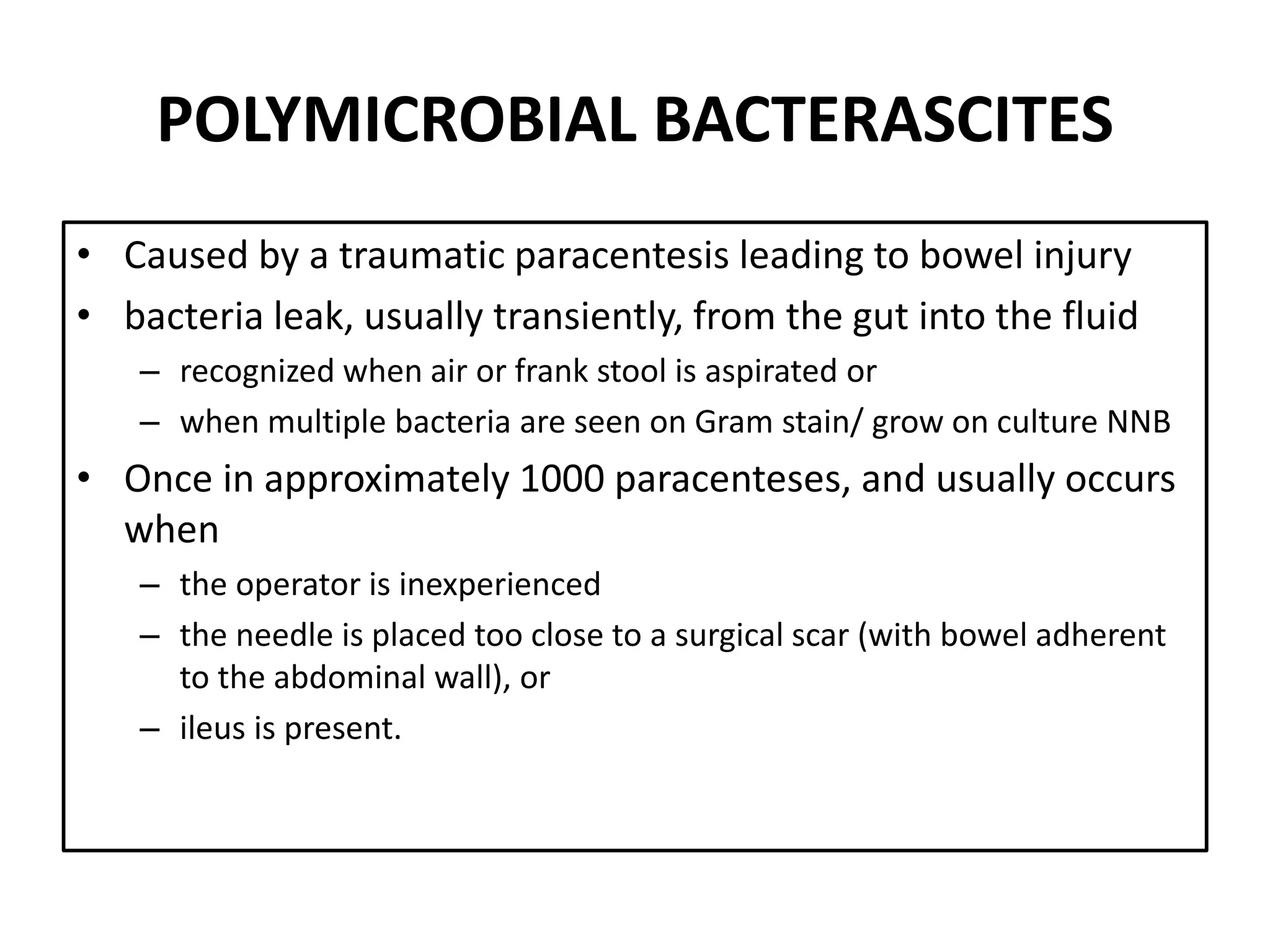 Spontaneous Bacterial Peritonitis (SBP) | PPTX