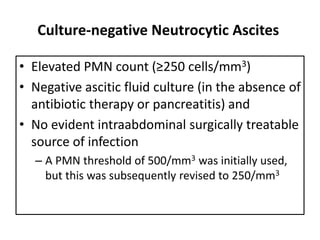 Spontaneous Bacterial Peritonitis (SBP) | PPTX