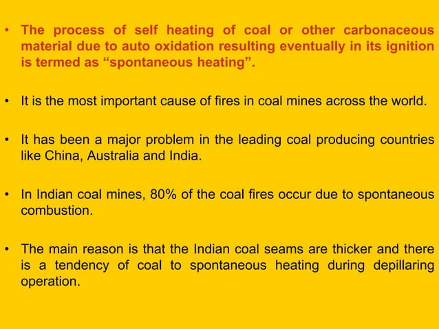 Spontaneous combustion of coal | PDF