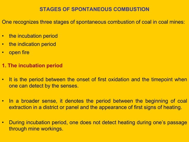 Spontaneous combustion of coal | PDF