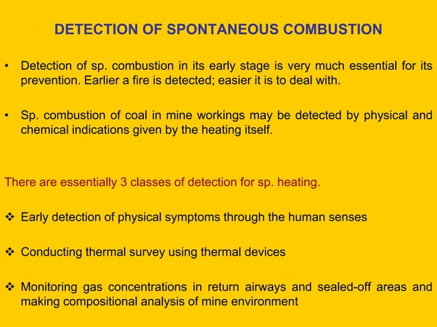 Spontaneous combustion of coal | PDF