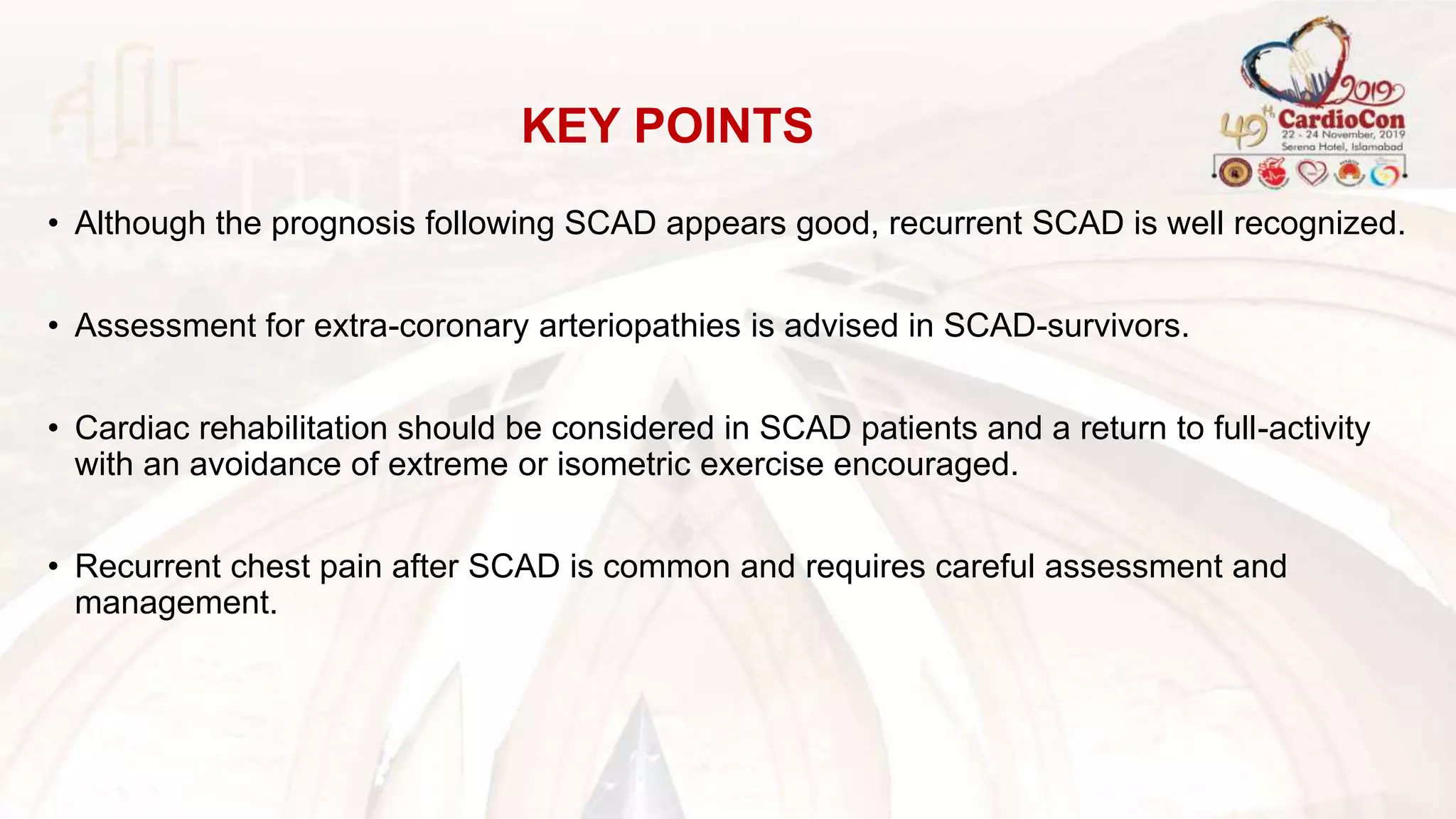 Spontaneous coronary artery dissection in women | PPTX