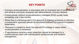 Spontaneous coronary artery dissection in women | PPTX