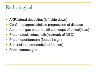 Spontaneous intestinal perforation vs nec | PPT