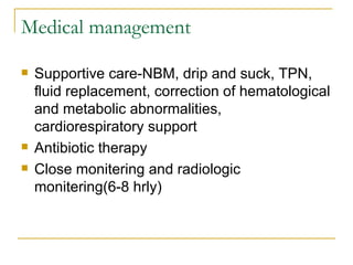 Spontaneous intestinal perforation vs nec | PPT