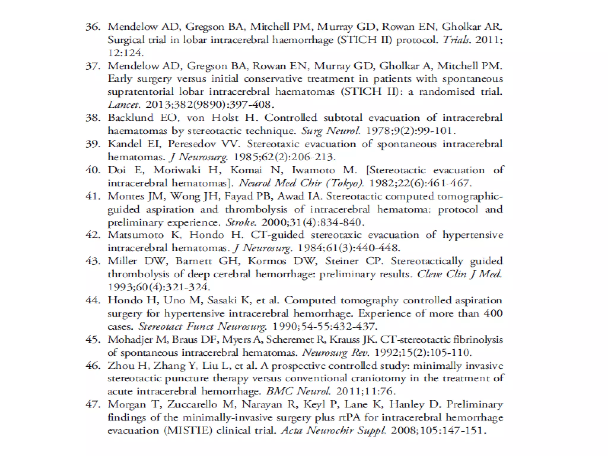 Spontaneous intracerebral and intraventricular hemorrhage | PPT